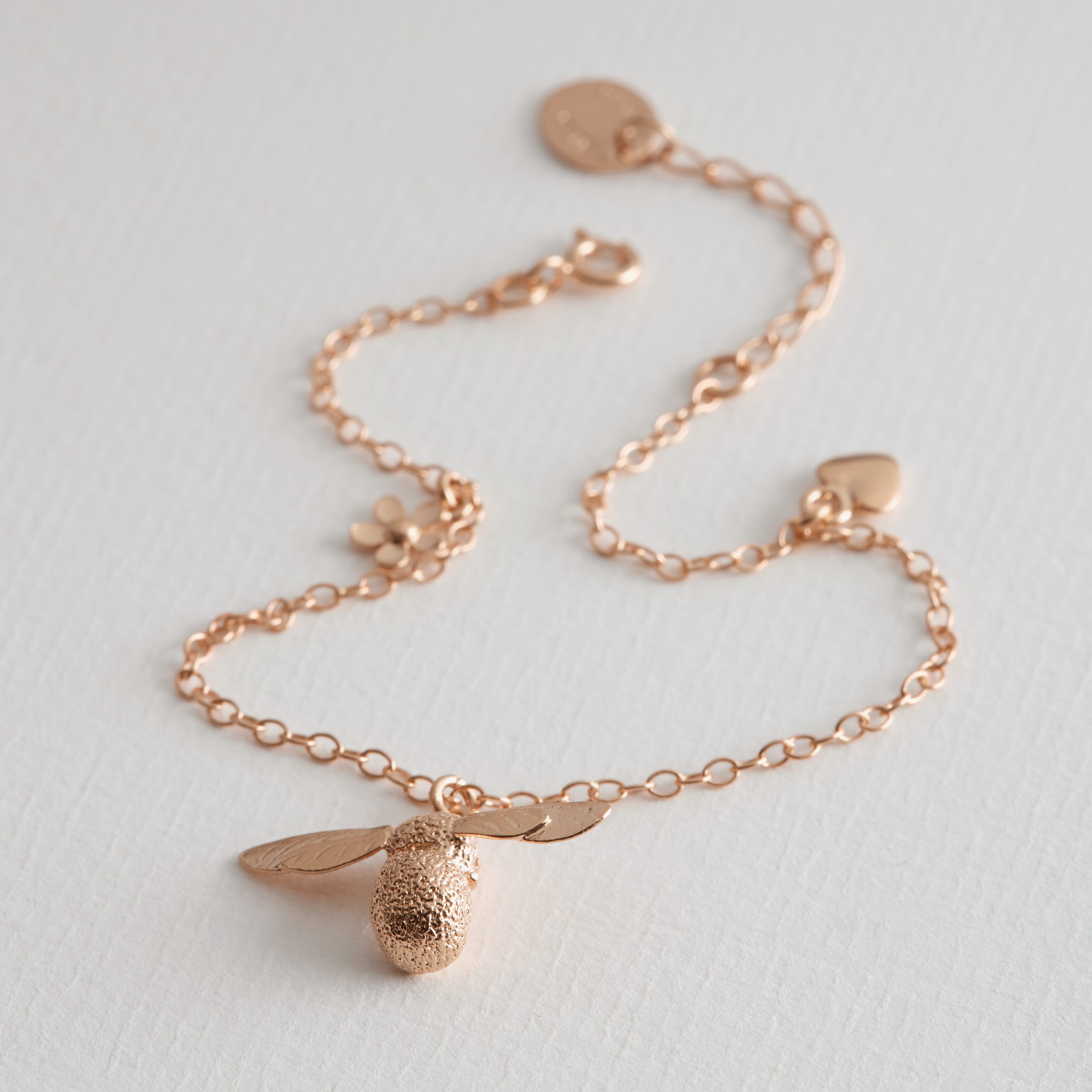 Bee bracelet rose gold store