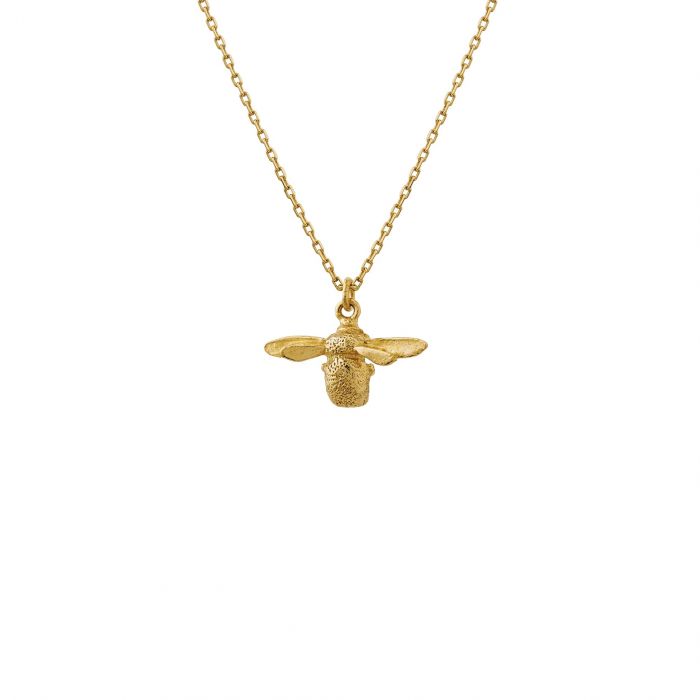 Tiny bee necklace store
